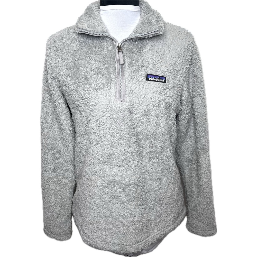 Patagonia Worn Wear Fuzzy Quarter Zip Jacket M - Gem